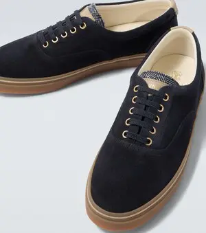 Brunello Cucinelli Suede Lace-up Sneakers