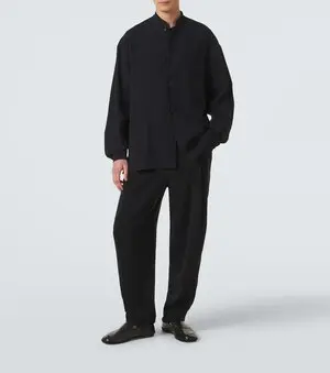 Giorgio Armani Pleated Tapered Trousers