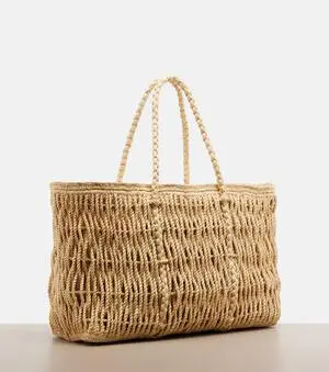 THE ROW Georgica Raffia Tote Bag