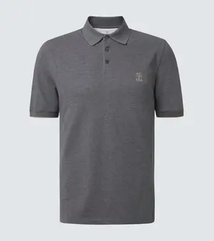 Brunello Cucinelli Cotton Pique Polo Shirt