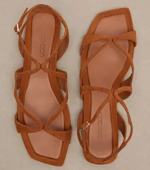 JIMMY CHOO Ayla Suede Sandals