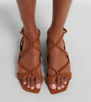 JIMMY CHOO Ayla Suede Sandals