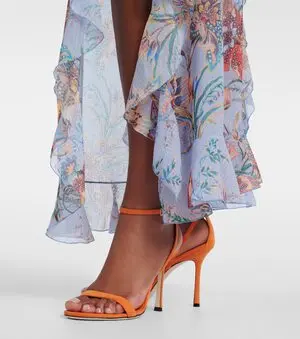JIMMY CHOO Moza Suede Sandals