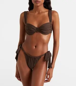 Faithfull The Brand Costa Bikini Bottoms - Brown