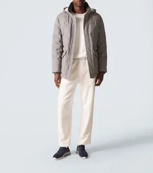 Brunello Cucinelli Wool Flannel Down Jacket