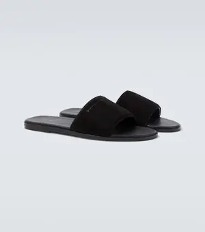 TOM FORD Suede Slides