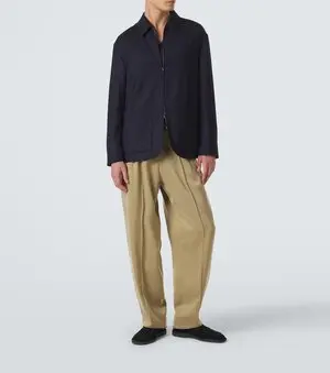 Giorgio Armani Pleated Wide-leg Pants