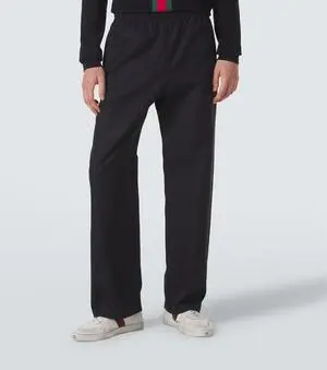 Gucci Gg Canvas Straight-leg Pants