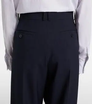 THE ROW Mune Wool Straight Leg Trousers