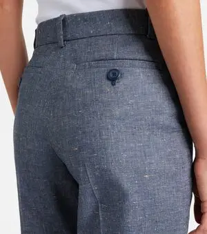 Altuzarra Fossett Bootcut Pants In Titan Melange
