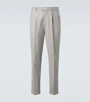 Brunello Cucinelli Raw Edge Hem Pants For Men