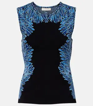 Ulla Johnson Ayli̇n Knitted Jacquard Tank Top