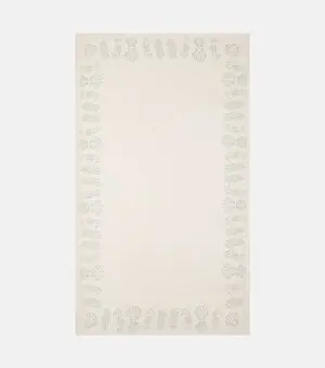 LES-OTTOMANS Embroidered Linen Tablecloth
