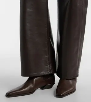 Paris Texas Bettina Leather Ankle Boots - Brown