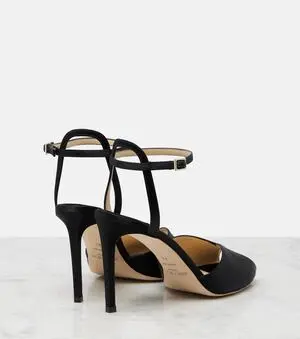 JIMMY CHOO Sacora Suede Sandals