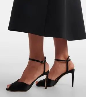 JIMMY CHOO Sacora Suede Sandals