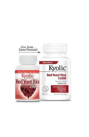 KYOLIC Aged Garlic Extract Formula 114, Red Yeast Rice Coq10