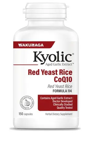 KYOLIC Aged Garlic Extract Formula 114, Red Yeast Rice Coq10