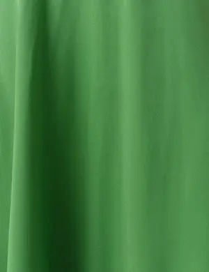 GHOST LONDON Verity Crepe Puff Sleeve Midi Dress - Green