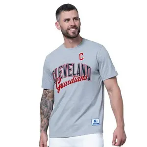 STARTER Heather Gray Cleveland Guardians Two-pack T-shirt Set