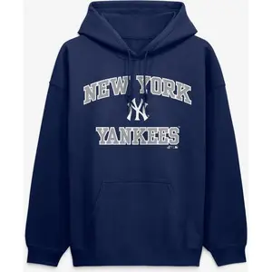 LOGO ATHLETIC New York Yankees Heart & Soul Hoodie - Navy