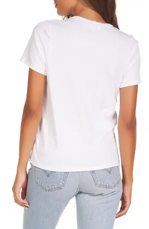 Lauren Moshi Croft Bandana Lip Graphic Tee