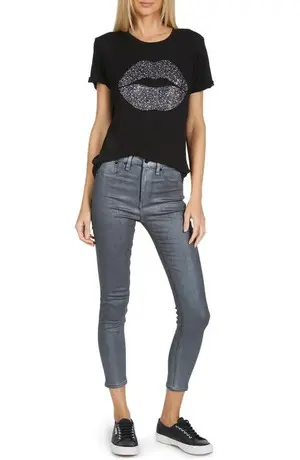 Lauren Moshi Edda Crystal Sprinkle Lip Top