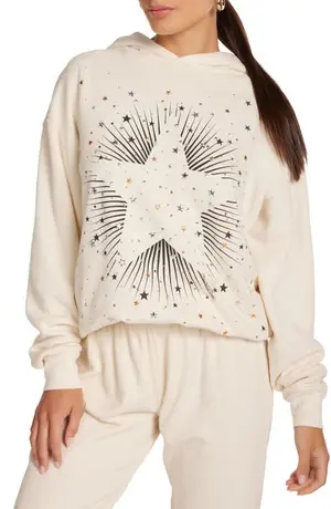 Lauren Moshi Harmony Stud Starburst Hoodie