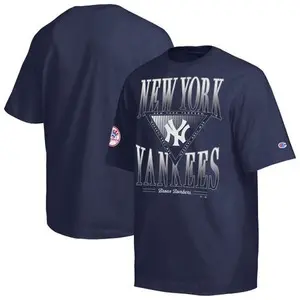 Champion New York Yankees Traditions Two Locations T-shirt - Navy