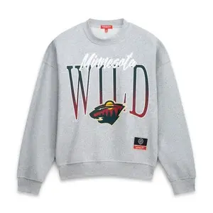 Mitchell & Ness Minnesota Wild Hockey Night Crewneck Sweatshirt