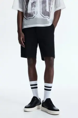 H&m Textured Jersey Shorts