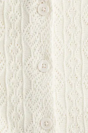 H&m Frill-trimmed Cardigan