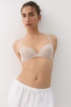 H&m 2-pack Padded Underwired Cotton Bras
