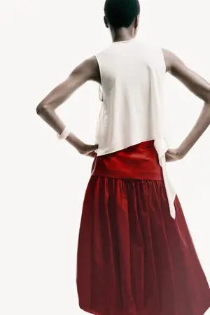 H&m Asymmetric Crochet-look Top