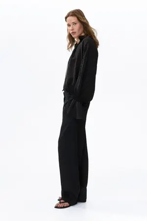 H&m Tailored Linen Trousers