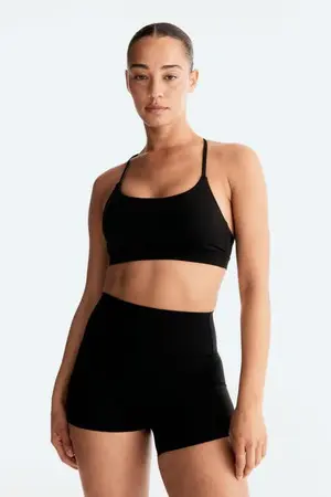 H&m Sports Sculptmove Hotpants - Black