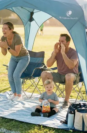 THE CALIFORNIA BEACH COMPANY Pop 'n Go Canopy - Blue
