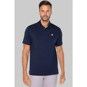 Coolibar Victory Lap Short Sleeve Polo - Navy
