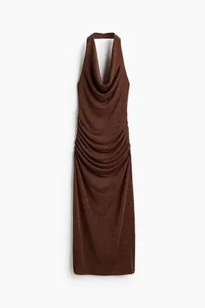 H&m Cowl Neck Halterneck Dress