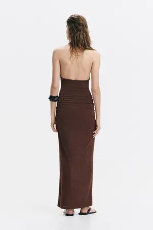 H&m Cowl Neck Halterneck Dress
