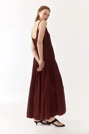 H&m Smocked Strappy Dress