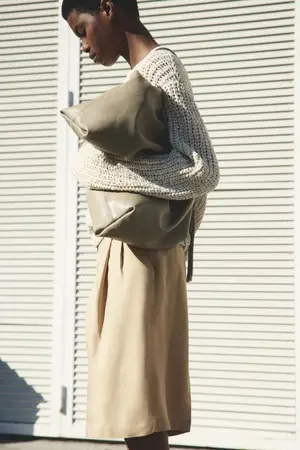 H&m Linen-blend Bermuda Shorts - Beige