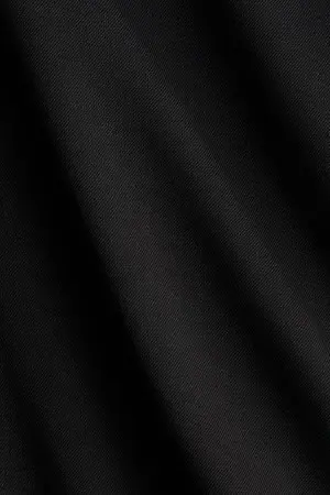 H&m Asymmetric Satin Midi Skirt - Black