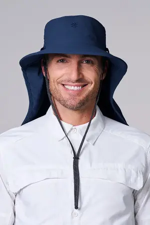 Coolibar Stevie Ultra Sun Hat With Neck And Face Drape
