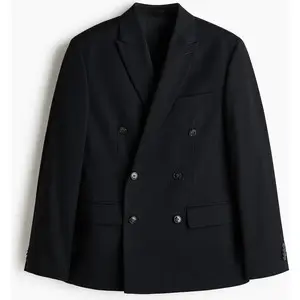 H&m Regular Fit Double-breasted Jacket With Peak Lapels