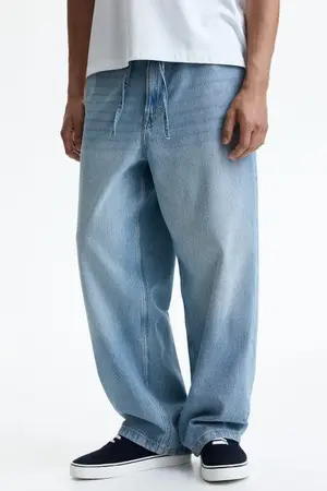 H&m Baggy Jeans - Light Denim Blue