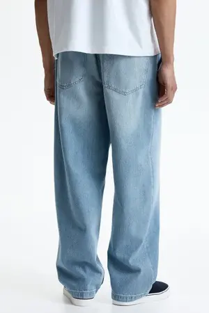 H&m Baggy Jeans - Light Denim Blue