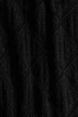H&m Crochet-look Viscose Knit Trousers