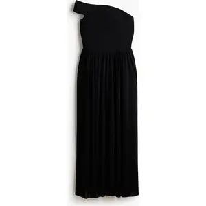 H&m Off-the-shoulder Jersey Dress - Black