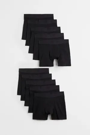 H&m 10-pack Mid Trunks With Lycra® Xtra Life